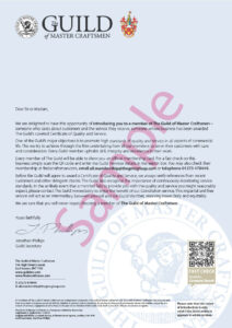 Recognition - The Guild of Master Craftsmen